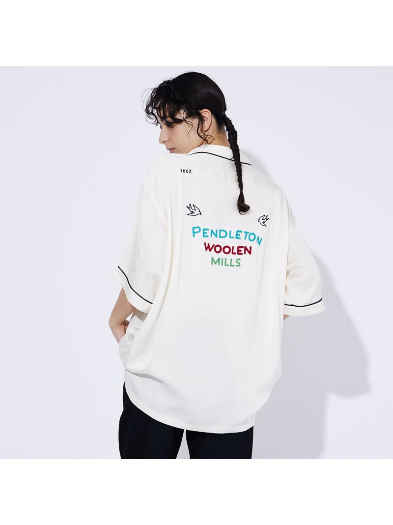 【楽天市場】ABAHOUSE LASTWORD 【PENDLETON/ペンドルトン】Piping Open Collar Shi アバハウス ...