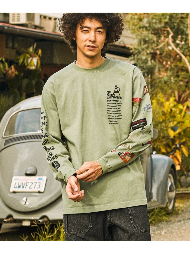 【楽天市場】GO SLOW CARAVAN go slow caravan/(M)超ヘビーUSA/C gscいっぱいロングスリーブTEE ...