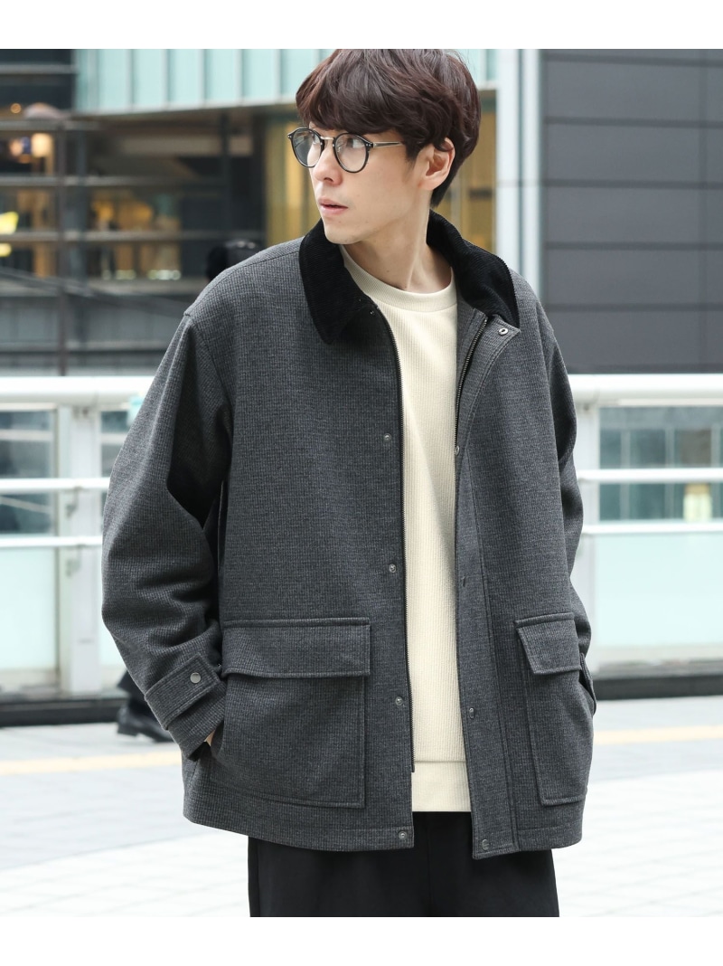 【楽天市場】【SALE／35%OFF】LAKOLE ウーリーテックハンティングジャケット ラコレ ジャケット・アウター ミリタリージャケット グレー ブラック グリーン【RBA_E】【送料無料 ...