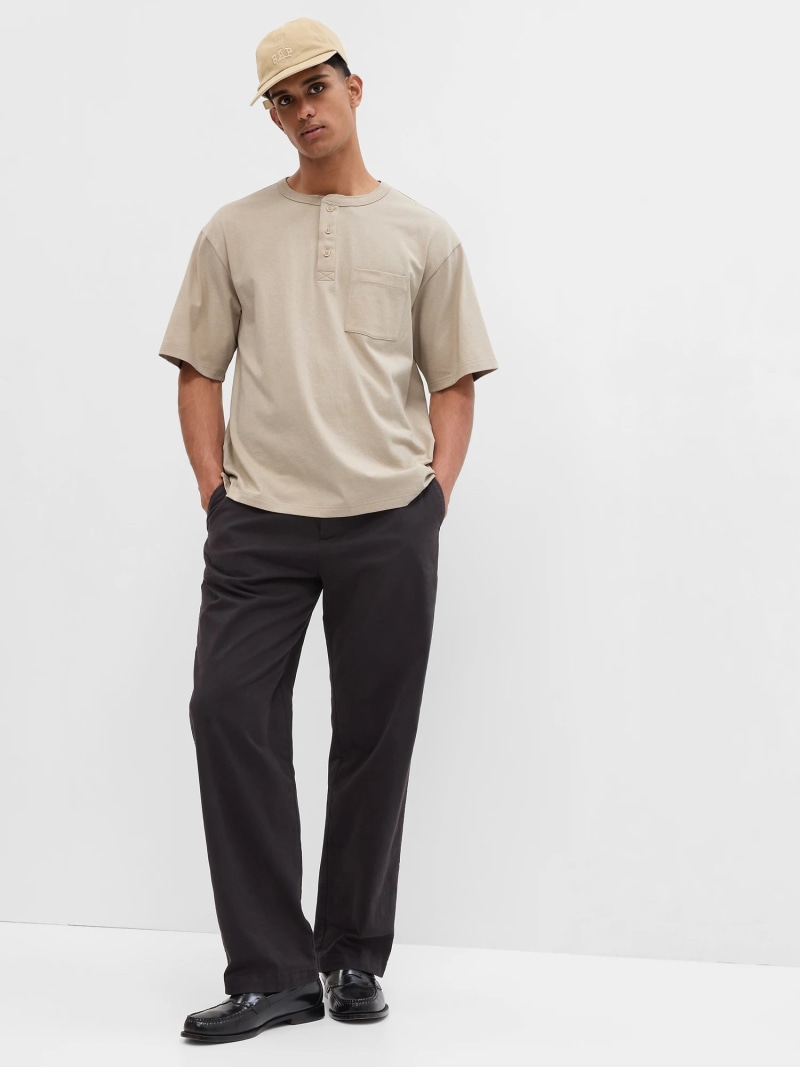 【楽天市場】【SALE／49%OFF】GAP (U)ヘンリーネックポケットTシャツ(ユニセックス) ギャップ トップス カットソー・Tシャツ ...