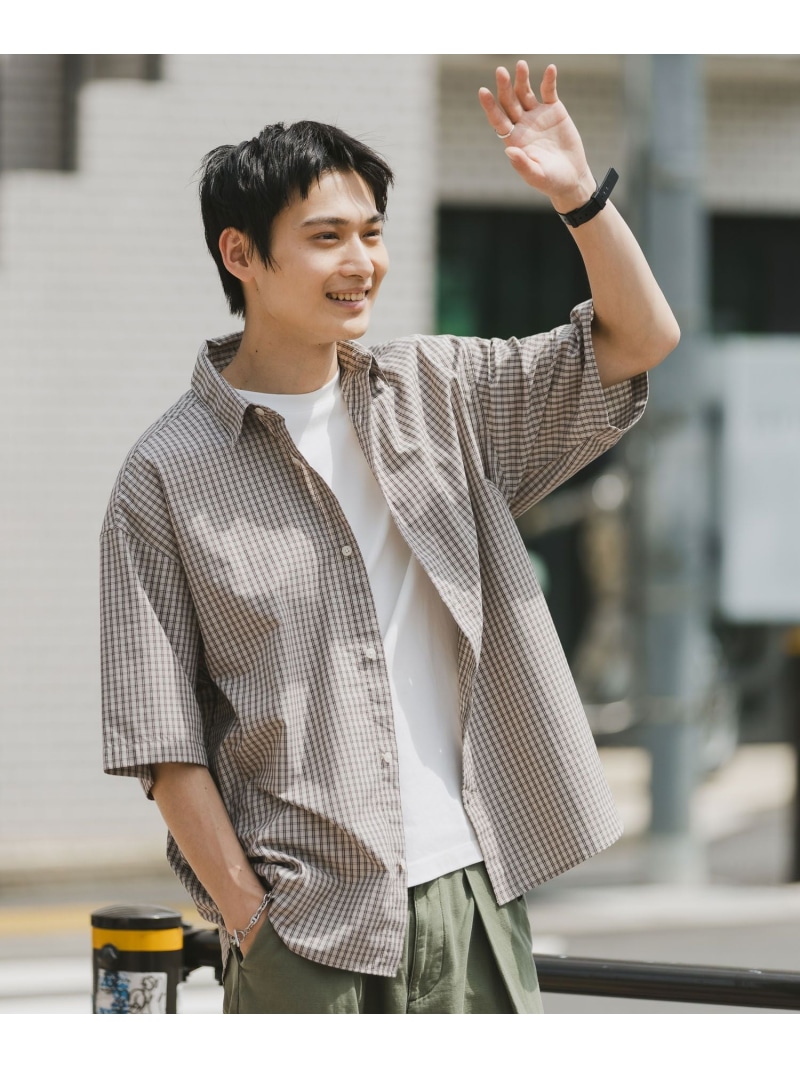 【楽天市場】RAGEBLUE TRブロード/アートチェックシャツ レイジブルー トップス シャツ・ブラウス グレー ブルー ブラウン ホワイト【送料無料】：Rakuten Fashion Men