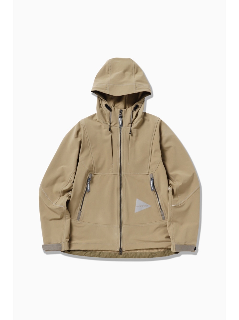 【楽天市場】and wander light stretch shell jacket アンドワンダー ジャケット・アウター その他の ...