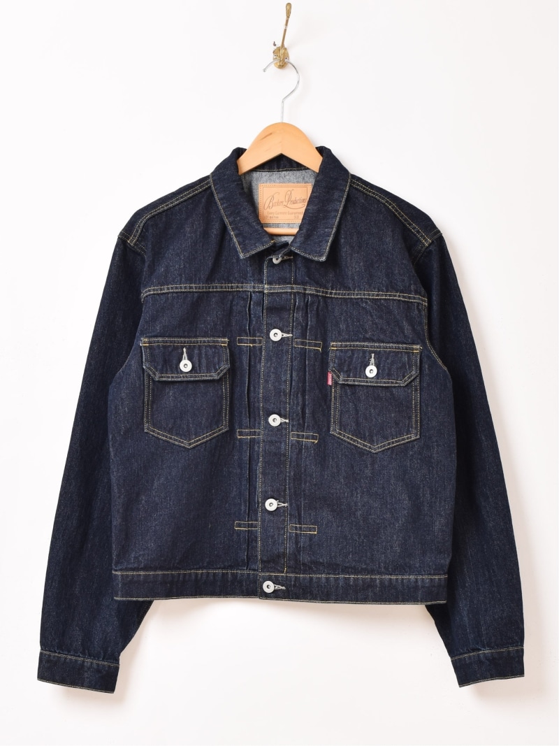 【楽天市場】Backers 2ndタイプ デニムジャケット トップオブザヒル ジャケット・アウター デニムジャケット ネイビー【送料無料 ...