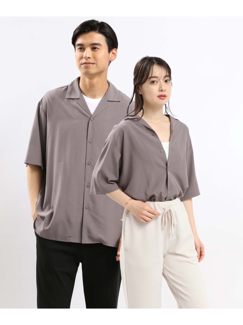 【楽天市場】【SALE／43%OFF】GLOBAL WORK Smile Seed Store オープンカラーシャツ半袖/180991 ...