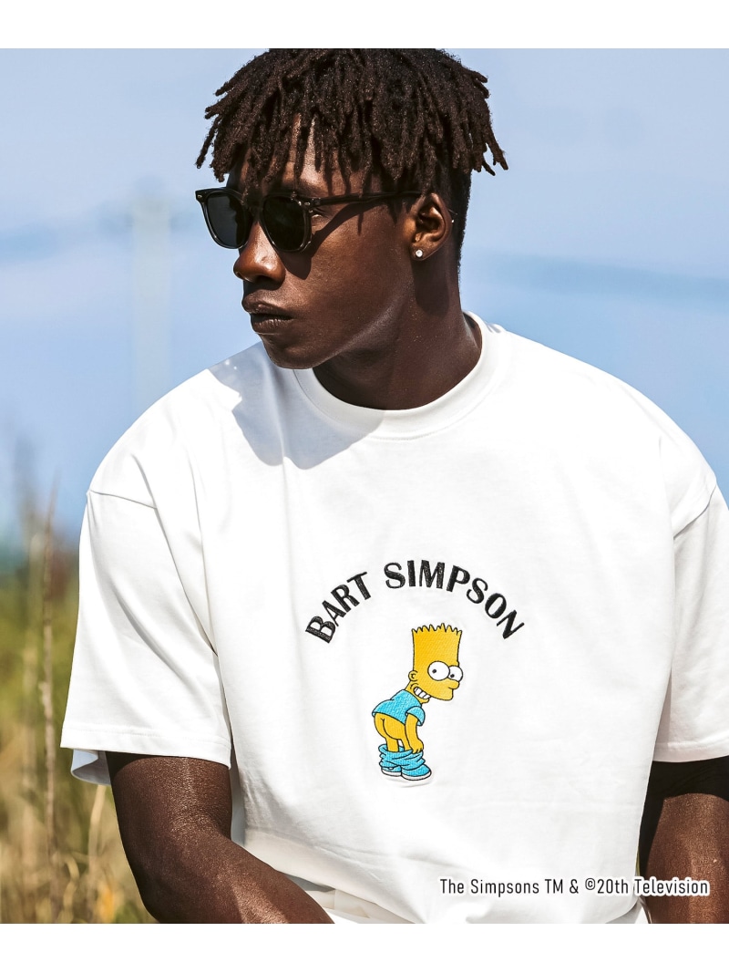 【楽天市場】1PIU1UGUALE3 RELAX 1PIU RELAX The Simpsonsバートシンプソン半袖Tシャツ シフォン ...