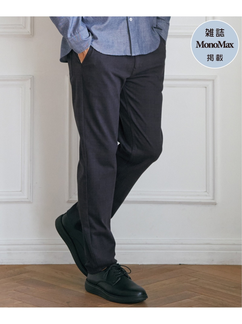 【楽天市場】ikka 【雑誌MonoMax12月号掲載/親子コーデ】GOKU楽パンツ EASY STRETCH 起毛チェック5ポケット イッカ パンツ その他のパンツ グレー ネイビー ...