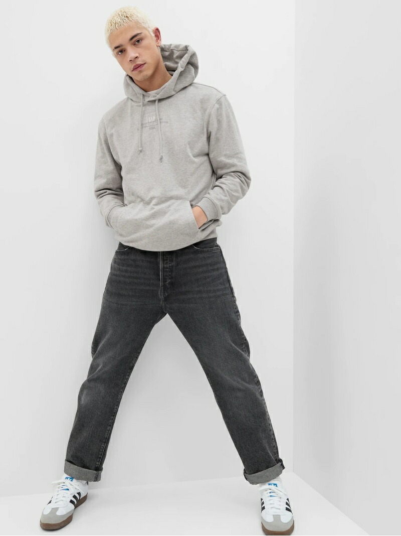 【楽天市場】【SALE／62%OFF】GAP (M)GAP EST1969ロゴ フレンチテリープルオーバーパーカー(ユニセックス) ギャップ トップス パーカー・フーディー ブルー ホワイト ...