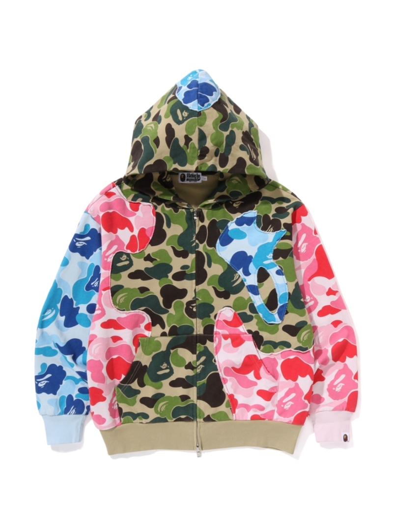 【楽天市場】A BATHING APE ABC CAMO PATCHWORK RELAXED FIT ZIP HOODIE ア ベイシング エイプ トップス パーカー・フーディー【送料無料 ...