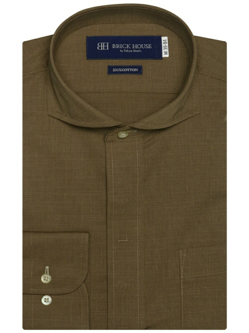 【楽天市場】【SALE／54%OFF】BRICK HOUSE by Tokyo Shirts (M)ワイシャツ 長袖 形態安定 ホリゾンタル ...