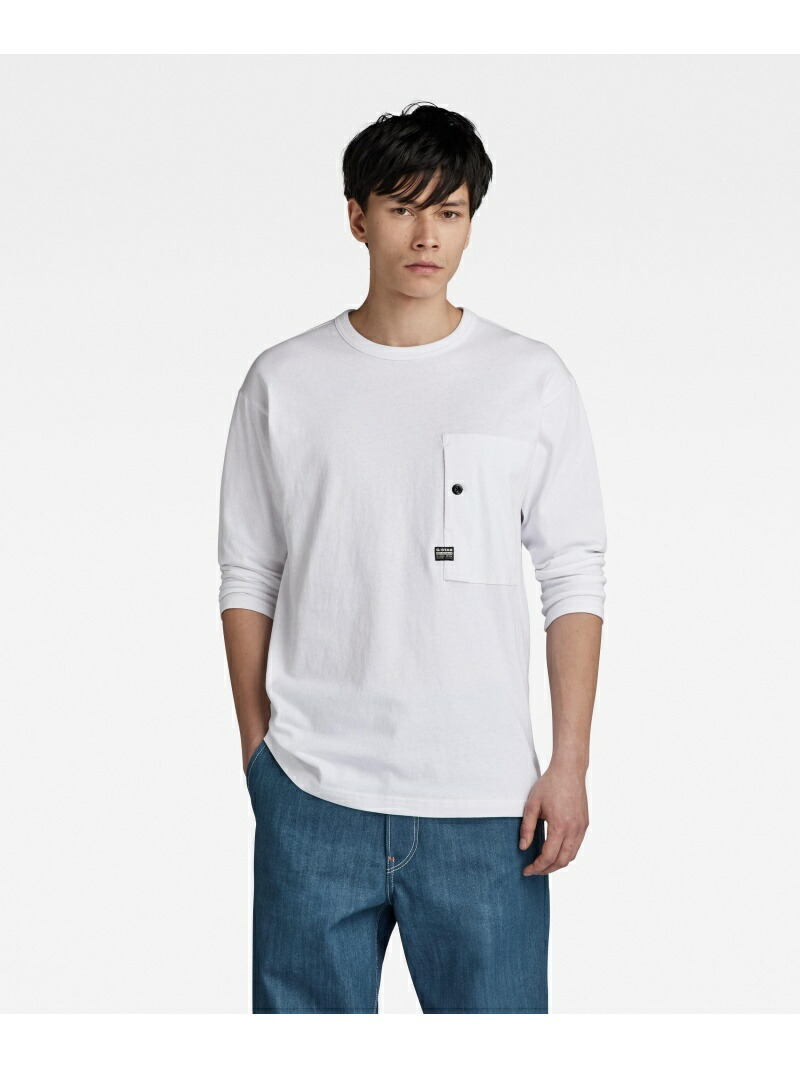 【楽天市場】【SALE／50%OFF】G-Star RAW 【公式ショップ】DOMMIC STALT T-SHIRT 3/4 SLEEVE/七 ...