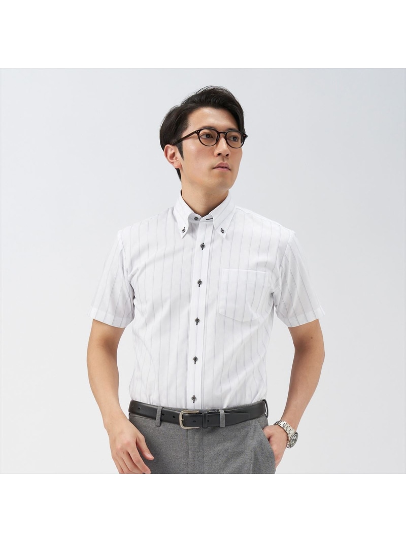 【楽天市場】BRICK HOUSE by Tokyo Shirts 形態安定 ボタンダウンカラー 半袖ワイシャツ トーキョーシャツ スーツ ...