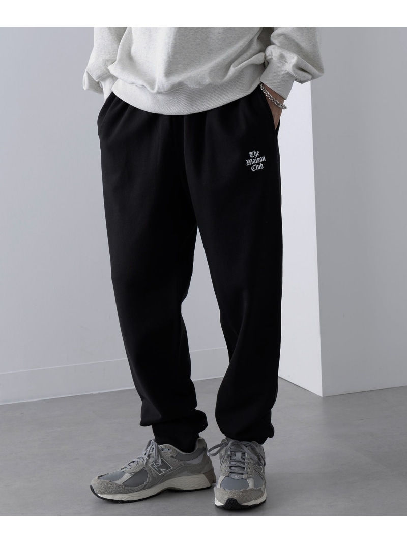 【楽天市場】【SALE／50%OFF】MAISON CLUB MAISON CLUB/ワンポイントロゴスウェットパンツ THE MAISON ...