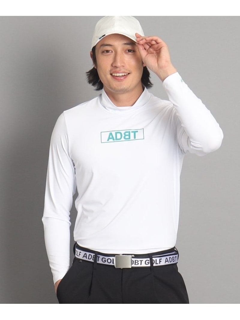 【楽天市場】【SALE／50%OFF】adabat 【ADBT】ロゴデザイン モックネック長袖プルオーバー アダバット トップス カットソー ...