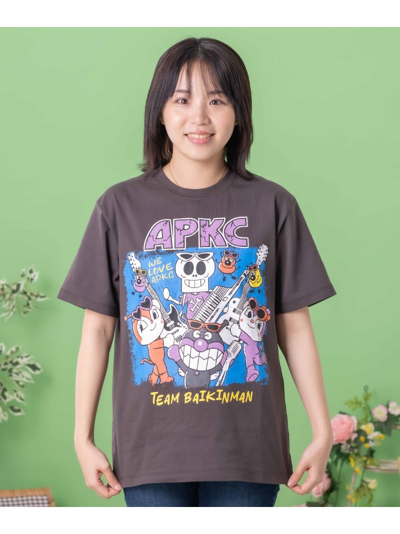 【楽天市場】ANPANMAN KIDS COLLECTION ANPANMAN KIDS COLLECTION/(U)ばいきんまん ROCK半袖Tシャツ 大人 アンパンマンキッズコレクション ...
