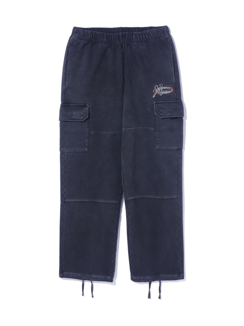 【楽天市場】XLARGE BLEACHED SWEAT CARGO PANTS エクストララージ パンツ カーゴパンツ ブラック グリーン ...