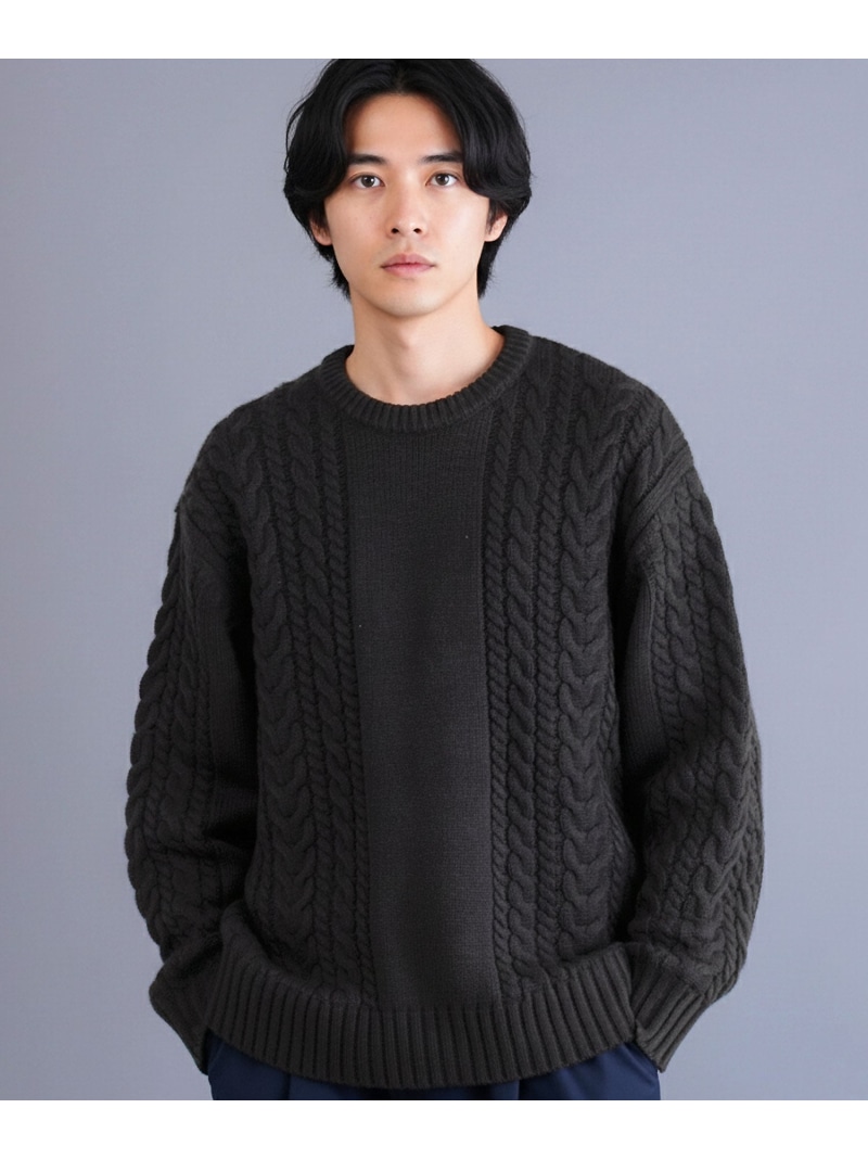 【楽天市場】【SALE／10%OFF】JIGGYS SHOP SELECT ケーブルクルーニット ジギーズショップ トップス ニット カーキグリーン グレー ホワイト ブルー ブラック【RBA ...