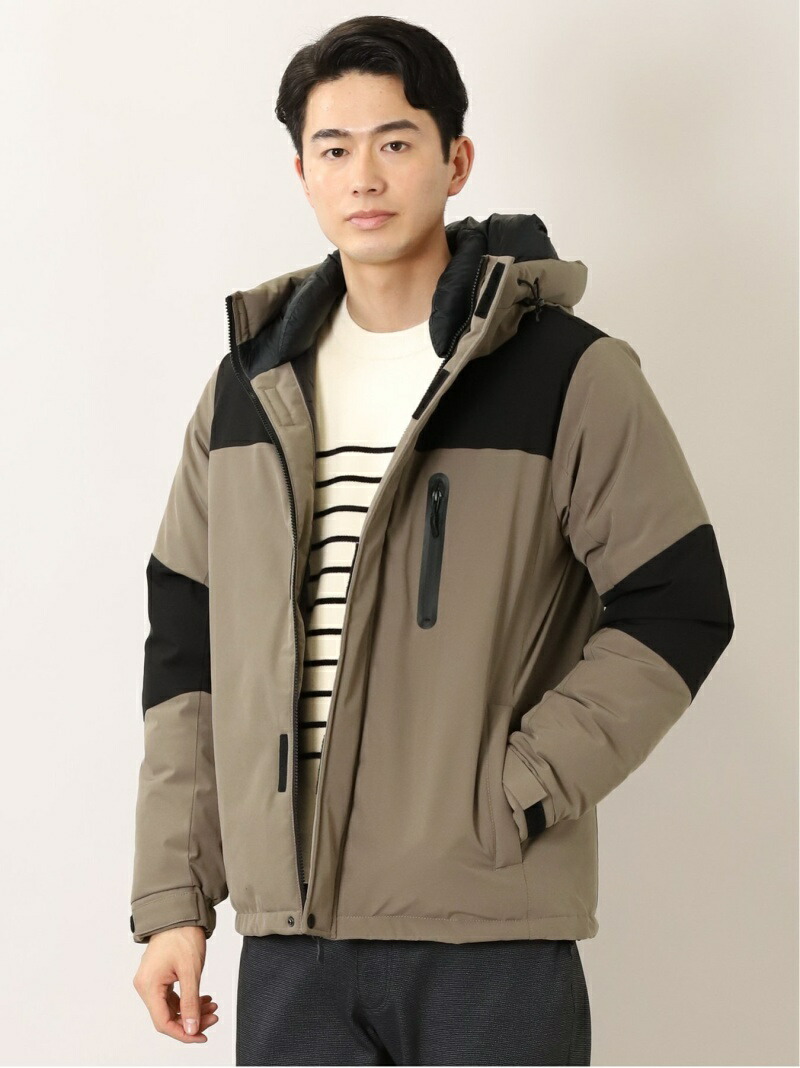 【楽天市場】TAKA-Q ALL WEATHER TEX 中綿ブルゾン タカキュー ジャケット・アウター ブルゾン・ジャンパー ベージュ グレー【送料無料】：Rakuten Fashion Men