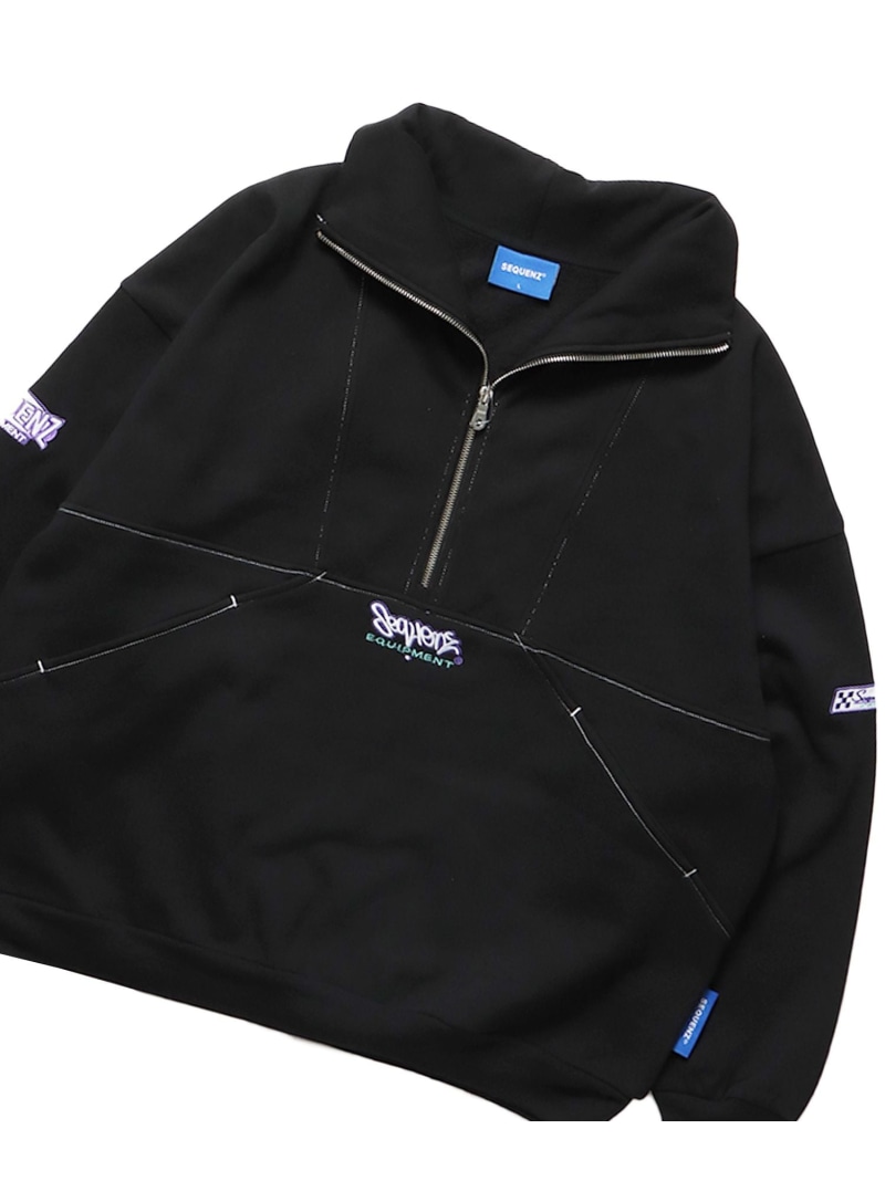 【楽天市場】B ONE SOUL *新色追加【SEQUENZ】 90s 1/2 ZIP SWEAT ≪SET UP着用可能≫ ナバル トップス スウェット・トレーナー ピンク ホワイト ...