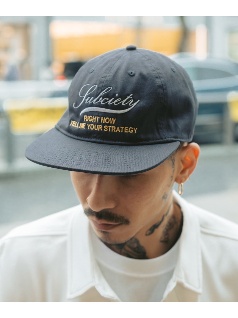 【楽天市場】【SALE／40%OFF】Subciety UNSTRUCTURED CAP サブサエティ 帽子 キャップ ブラック ベージュ ...