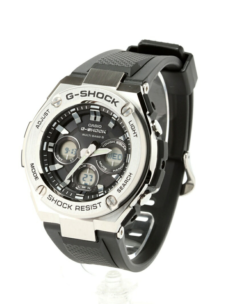 【楽天市場】G-SHOCK G-SHOCK/(M)GST-W310-1AJF/G-STEEL ブリッジ アクセサリー・腕時計 腕時計 ブラック ...