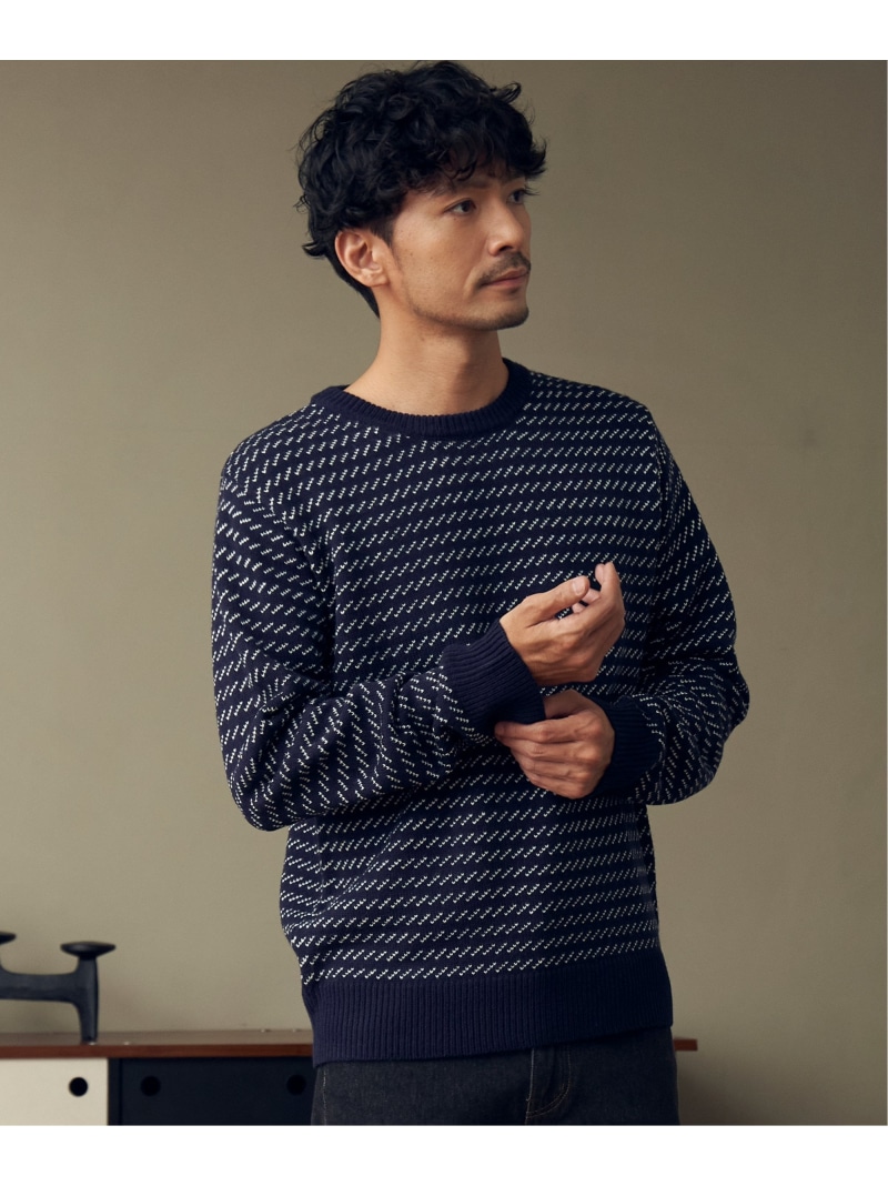 【楽天市場】ikka バーズアイニット イッカ トップス その他のトップス ネイビー グレー【送料無料】：Rakuten Fashion Men