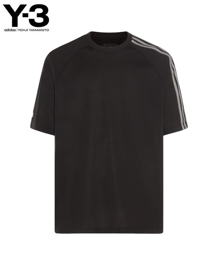 【楽天市場】Y-3 ワイスリー メンズ Tシャツ 3S SS TEE IR6265 ブラック 半袖 トップス プリント ロゴ スリー ...