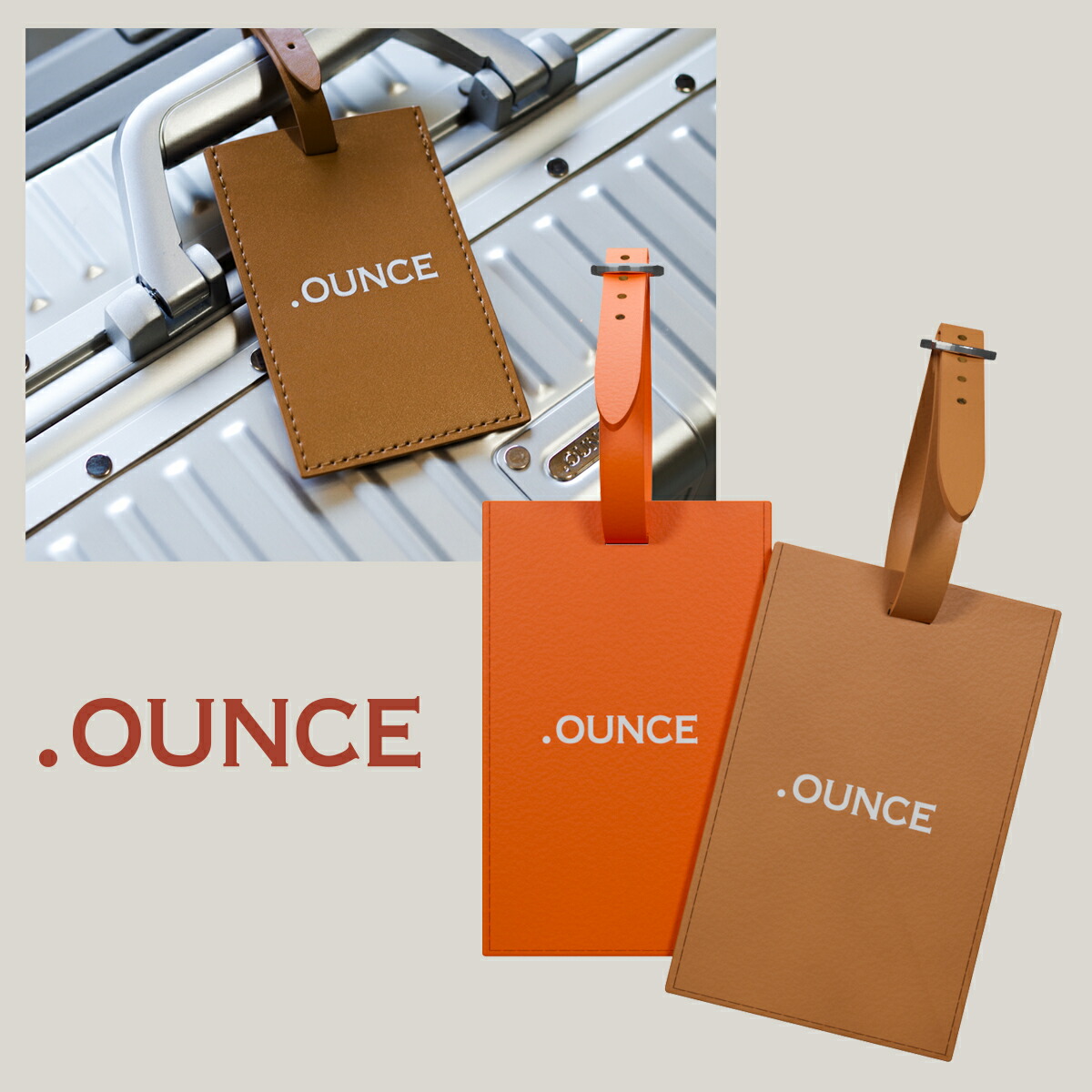 【楽天市場】【メール便・同梱不可】.OUNCE ネームタグ ドットオンス ※スーツケースと発送元が異なるので同時注文不可 返品・交換不可商品 ...