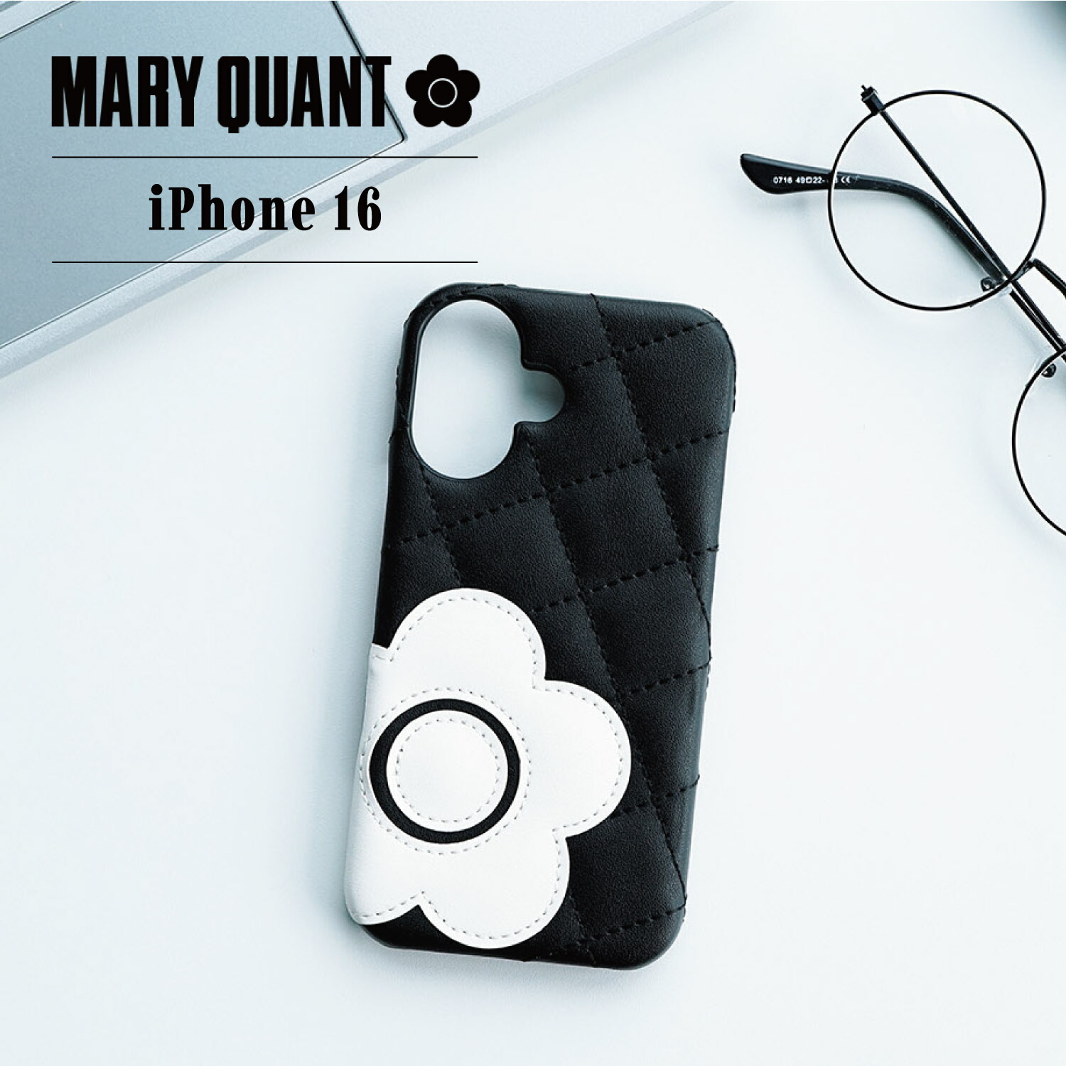 【楽天市場】マリークヮント MARY QUANT iPhone16 スマホケース 携帯 アイフォン デイジー パッチキルト シェルケース レディース マリクワ DAISY PATCH ...