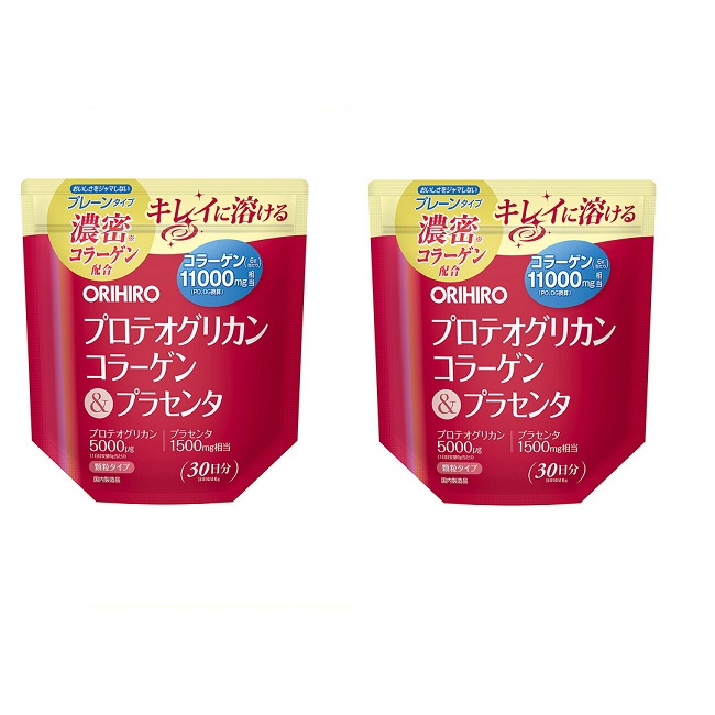 【楽天市場】【マラソン中 P5倍】 【2セット】 プロテオグリカンコラーゲン＆プラセンタ 180g オリヒロ サプリメント 健康食品 サプリ ...