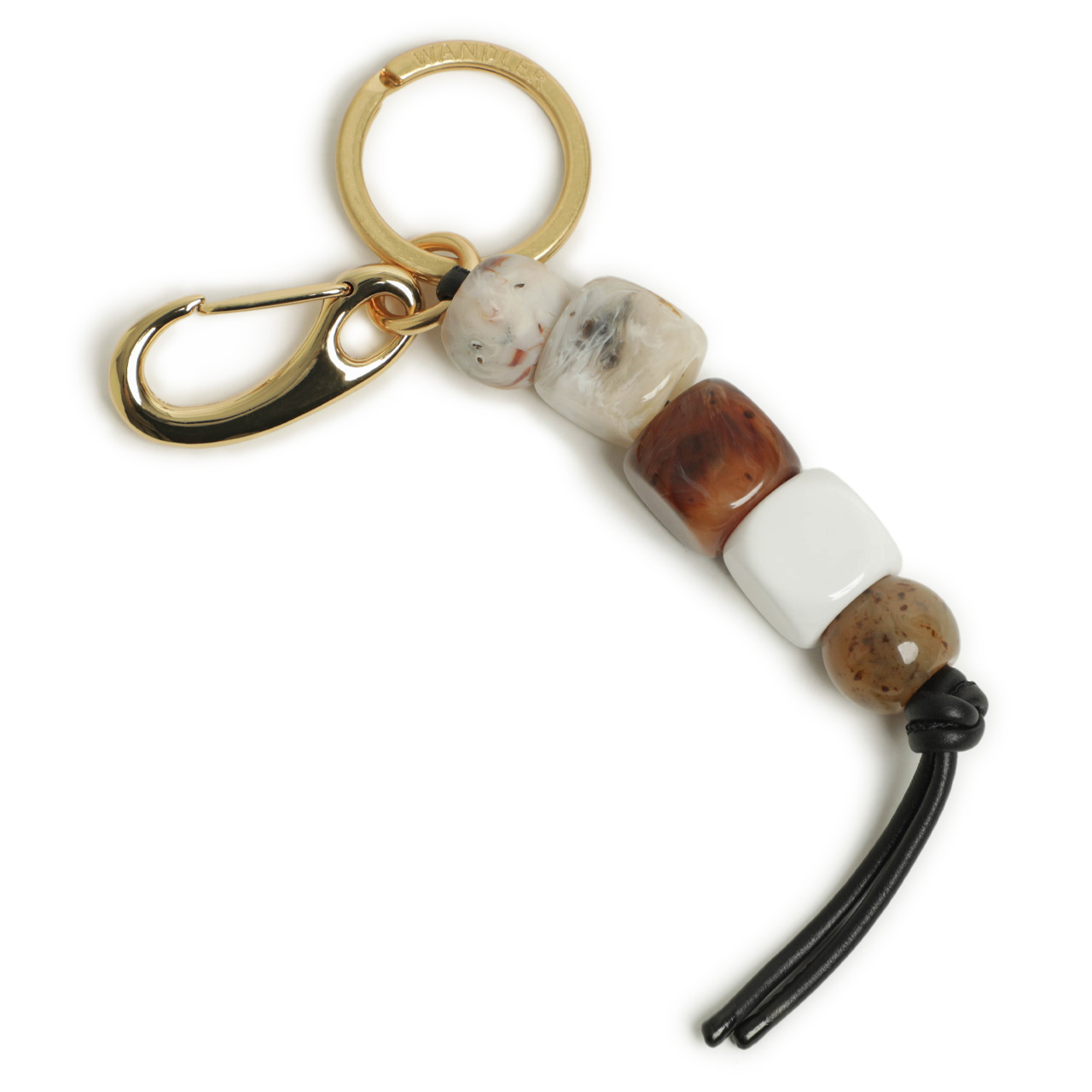 【楽天市場】WANDLER ワンドラー レディース バッグ チャーム ビーズ アクリル樹脂 レザー 真鍮 Bag Charm Beads 52 ...