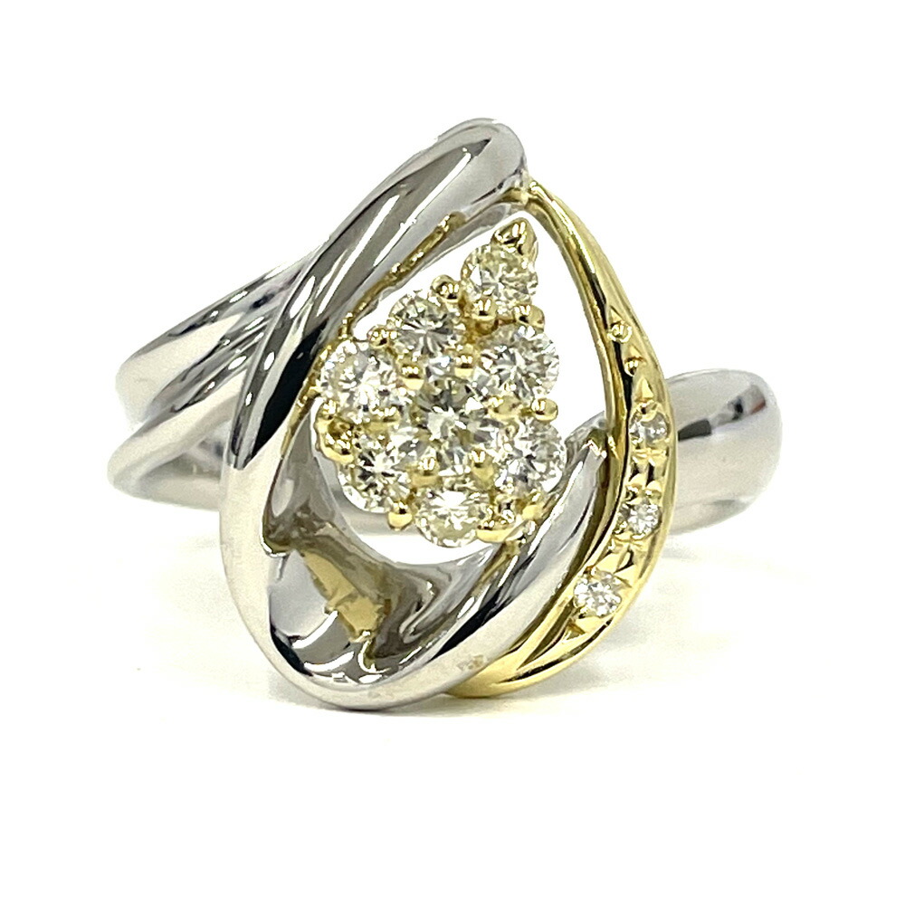 【楽天市場】【中古】K18 Pt900 ダイヤ ファッションリング D0.56ct 17号 指輪 9.9g：すぎ質店 楽天市場店