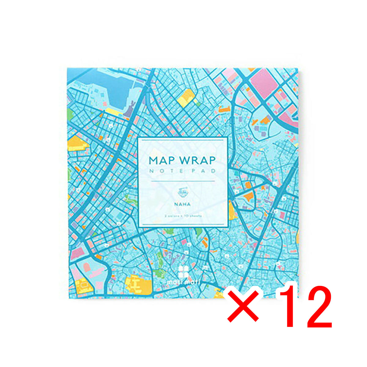 【楽天市場】【 まとめ買い ×12個セット 】 「 ゼンリン ノートパッド MAP WRAP NOTEPAD 那覇 8BC142H0A 」 【 送料無料 】 【 楽天 月間MVP & 月間優良 ...