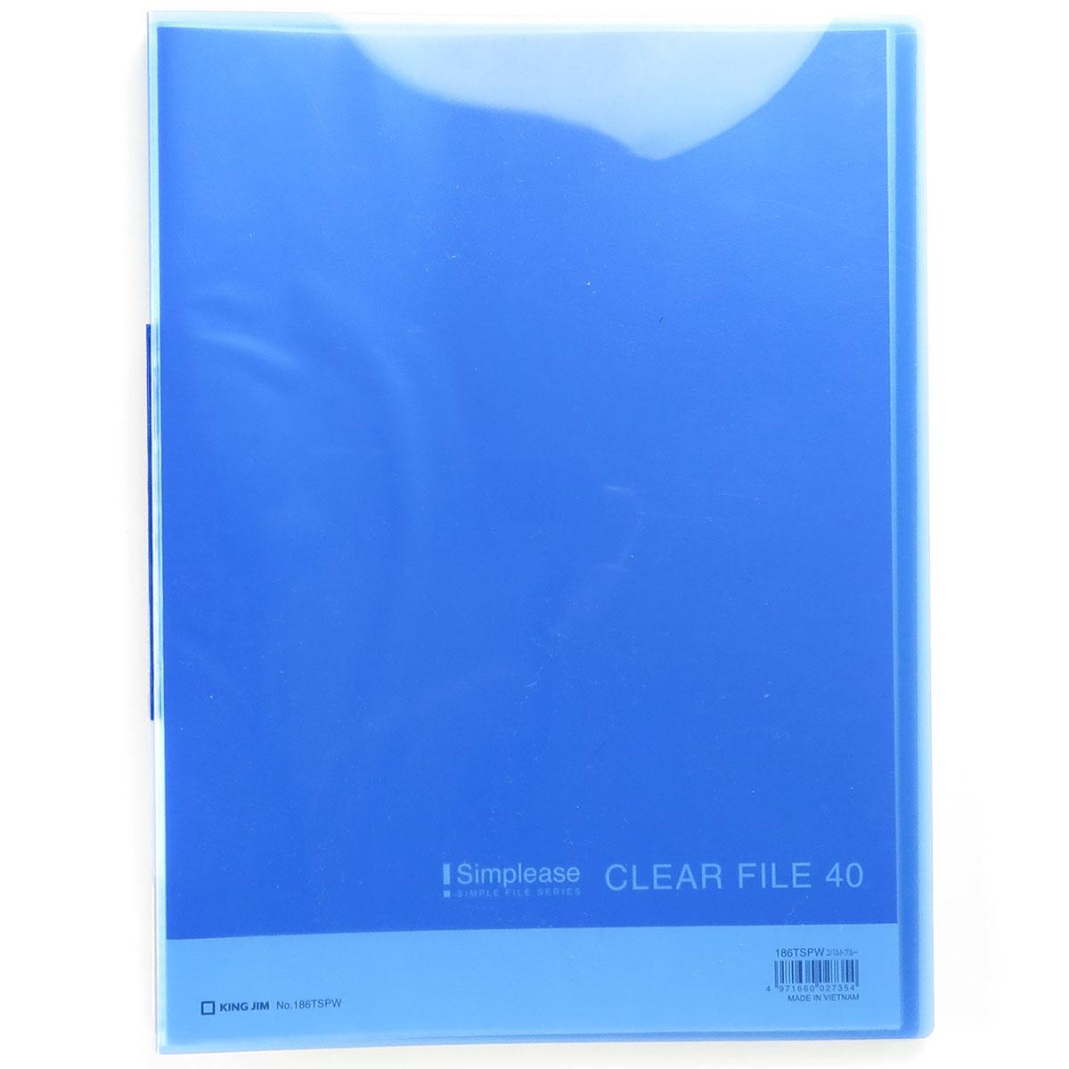 【楽天市場】「 キングジム クリアファイル シンプリーズ A4 40ポケット コバルトブルー 186TSPWコハ 」 【 楽天 月間MVP & 月間優良ショップ ダブル受賞店 】：日用品・釣具 ...