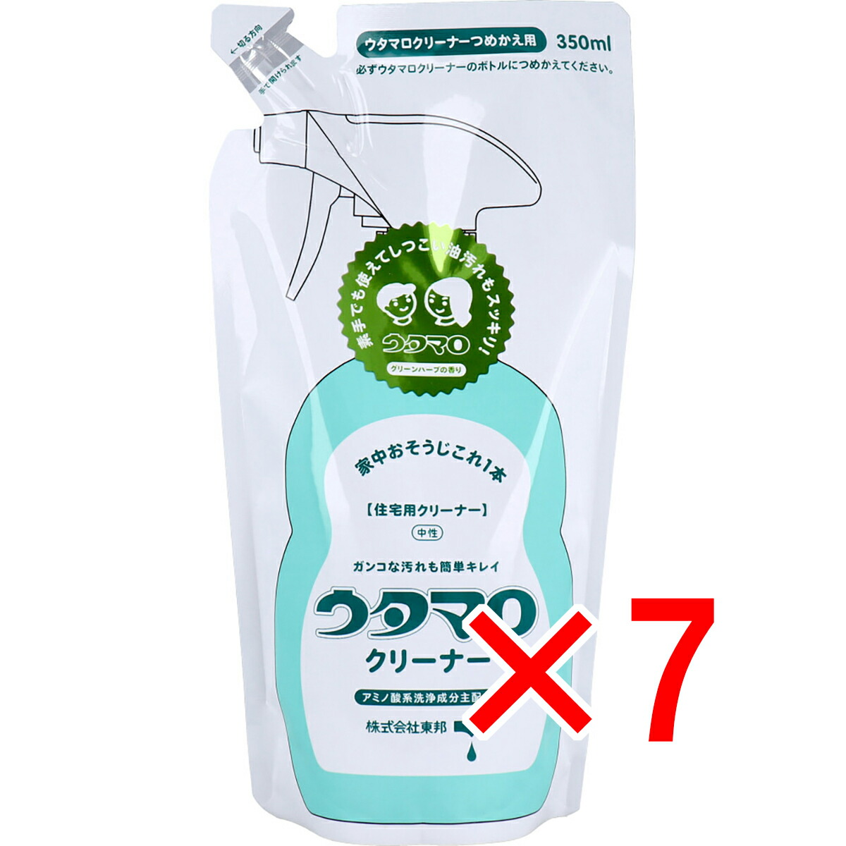 【楽天市場】【 まとめ買い7個セット 】 ウタマロ クリーナー 住宅用クリーナー 詰替用 350mL：日用品・釣具・文具のすぐる屋本舗