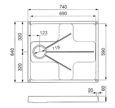【楽天市場】洗濯機用防水パン 7464C：水道快適でいこ屋 楽天市場店