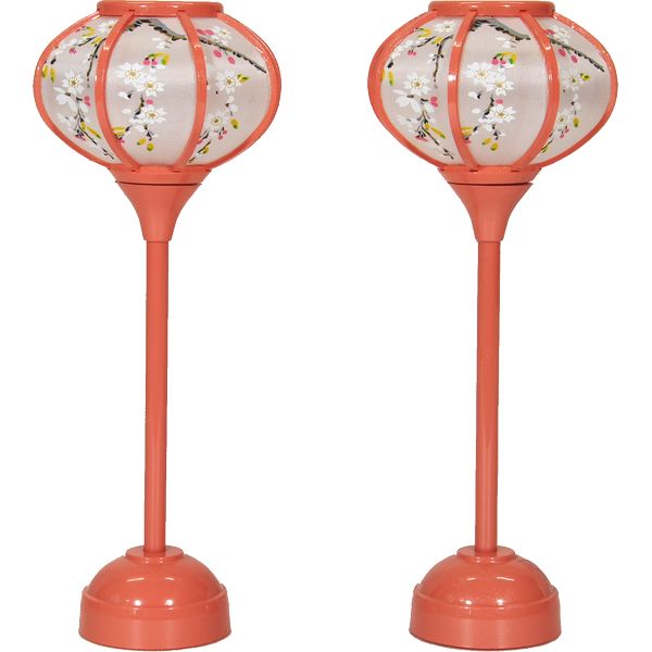 【楽天市場】ひな人形 ひな道具 単品 部品 売り 雪洞 灯り 22cm 桜 花雪洞（P） 158809：高田卸方屋