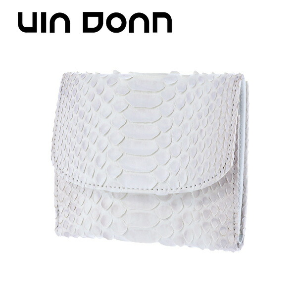 【楽天市場】\楽天カード利用で最大P12倍／ ヴィア ドアン VIA DOAN 二つ折り財布 Bran Python ブランパイソン 453 レディース ポイント10倍 蛇革 蛇柄 白 金運 ...