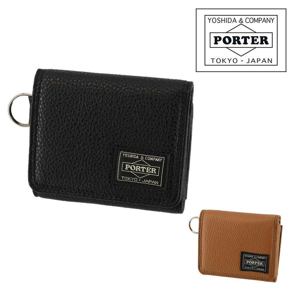 【楽天市場】ポーター PORTER カーム ウォレット 041-03124 吉田カバン 財布 三つ折り財布 ミニ財布 日本製 本革 メンズ ...