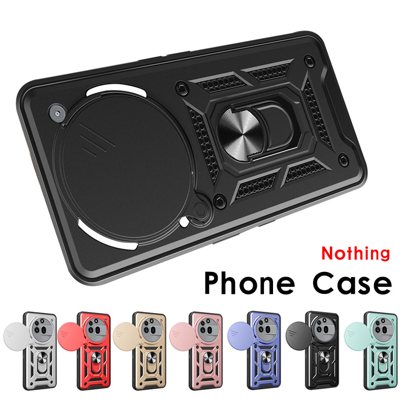 【楽天市場】スマホケース Nothing Phone 3a ケース スライド式 レンズ保護 ナッシング フォン3a ケース 背面リング ...