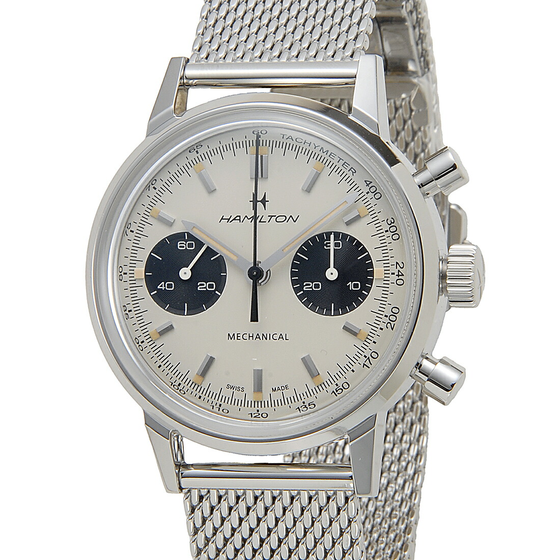 【楽天市場】HAMILTON ハミルトン アメリカン クラシック クロノグラフ H38429110 ホワイト 腕時計 メンズ：s-select