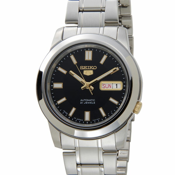 【楽天市場】セイコー 腕時計 SEIKO セイコーファイブ SEIKO5 SNKK17J1 日本製 自動巻き ブラック 新品：s-select