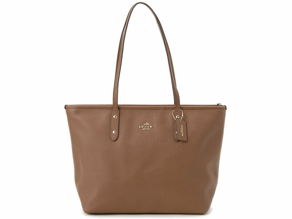 【楽天市場】COACH コーチ トートバッグ F58846 IMSAD クロスグレイン シティー ジップ トート ブラウン：s-select