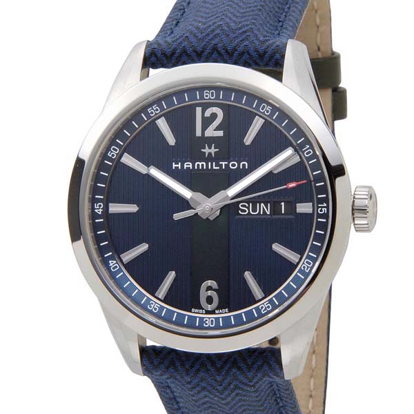 【楽天市場】HAMILTON ハミルトン メンズ 腕時計 H43311941 Broadway ブロードウェイ デイデイト ブルー 新品 送料 ...