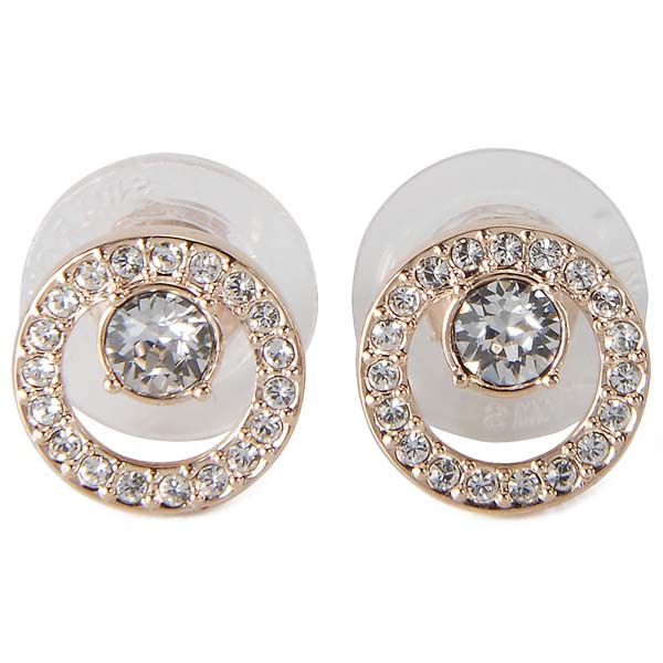 【楽天市場】SWAROVSKI スワロフスキー ピアス 5199827 クレイティビティ サークル ピンクゴールド レディース アクセサリー ...
