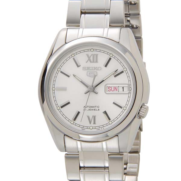 【楽天市場】【楽天ファッション ザ・セール】 セイコー5 セイコーファイブ メンズ 時計 SNKL51K1 シルバー SEIKO セイコー ...