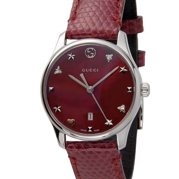 【楽天市場】グッチ GUCCI 腕時計 レディース レッド YA126584 G-TIMELESS Gタイムレス 29：s-select