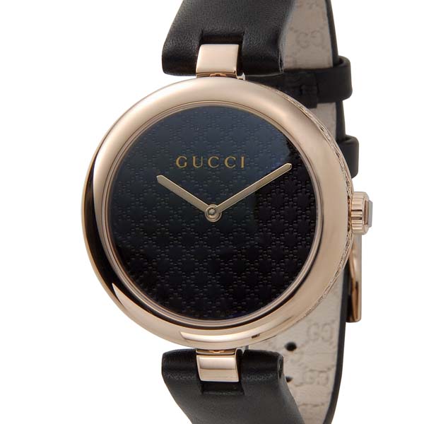 【楽天市場】グッチ GUCCI 腕時計 レディース ブラック×ピンクゴールド YA141401 ディアマンティッシマ：s-select