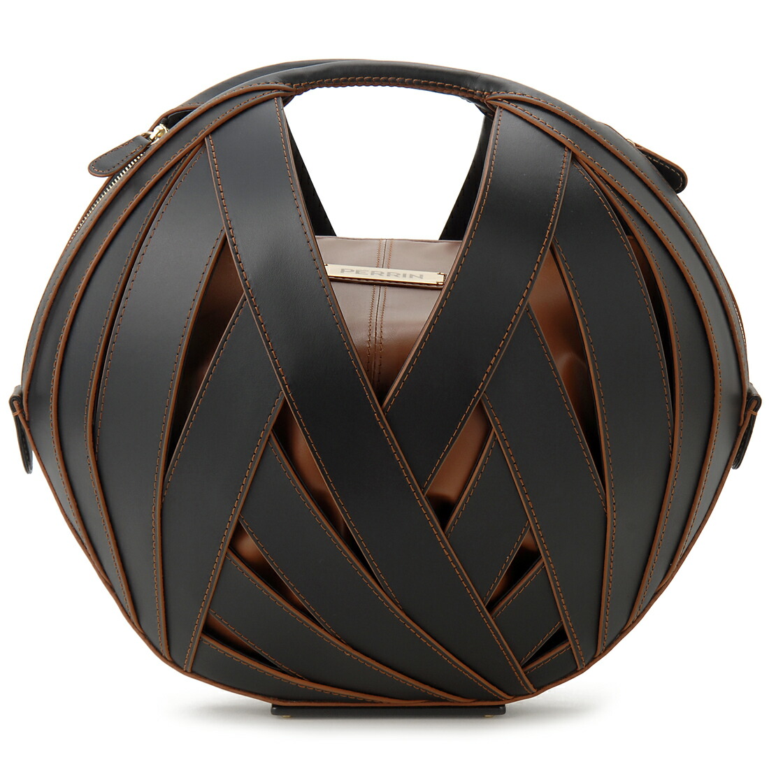 【楽天市場】PERRIN PARIS ペランパリ ハンドバッグ レディース ブラック RIV4CALWS BK CMW LE PANIER ル パニエ：s-select