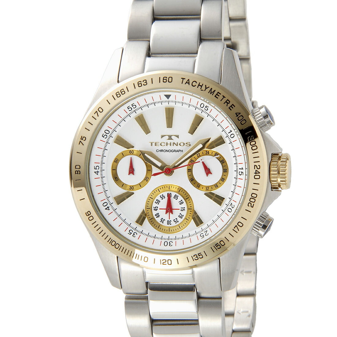 【楽天市場】TECHNOS テクノス 腕時計 メンズ T7395GW クロノグラフ：s-select