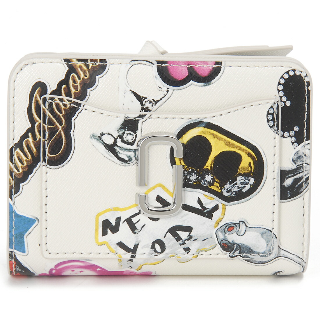 【楽天市場】MARC JACOBS マークジェイコブス 二つ折り財布 レディース ホワイト 2S5SMP014S01 101 THE ...